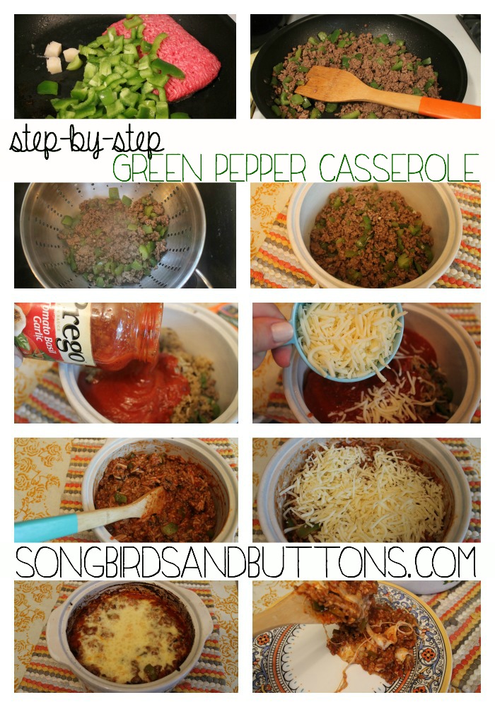 Unstuffed Green Pepper Casserole - Kendall Rayburn