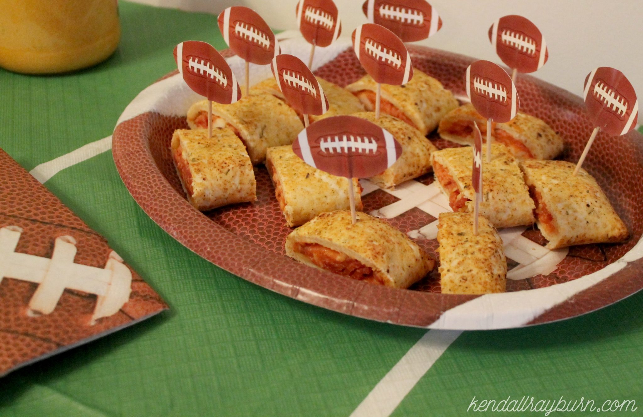 Football Brownies and snacks, oh my! - Kendall Rayburn