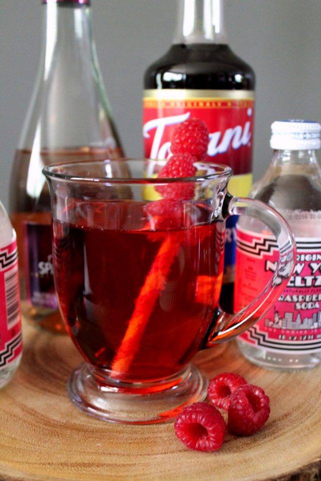 Sparkling Raspberry Fizz Cocktail with Cost Plus World Market