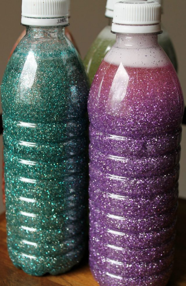 Sensory Glitter Bottles Sensory Glitter Bottles